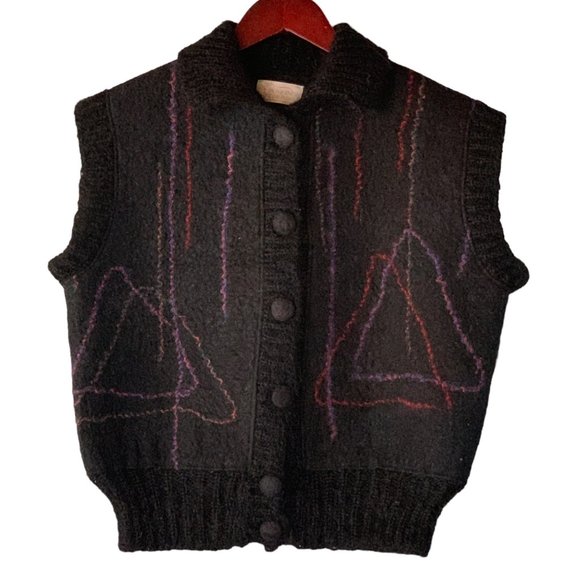 Vintage | Jackets & Coats | Vintage Romlin Designs Art To Wear Wool ...